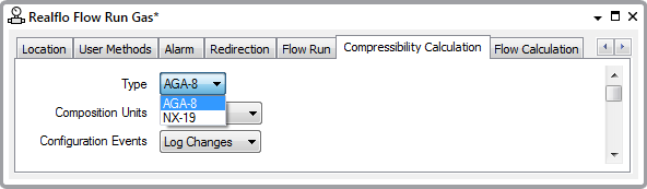 SCADAPack Modbus Realflo Driver Guide - The Compressibility Calculation Type (Configuring a ...